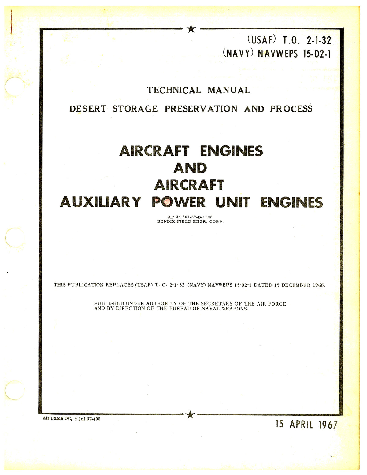 Desert Storage Preservation and Process Aircraft Engines And APU Engin ...