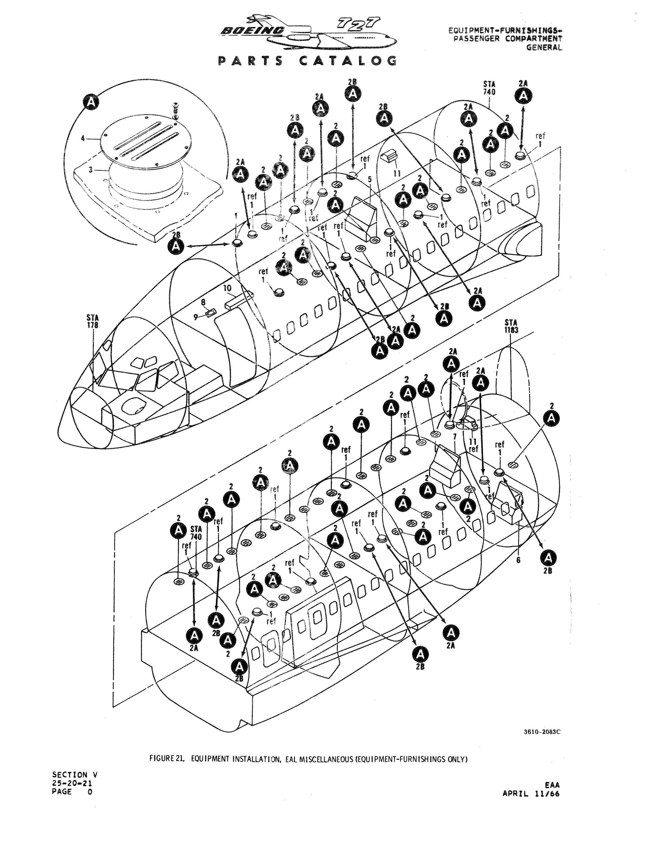 Boeing 727 Boeing Parts Catalog (D6-8864) — Essco Aircraft
