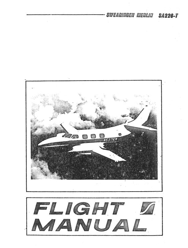 Merlin Aircraft SA-226T Merlin II Flight Manual — Essco Aircraft