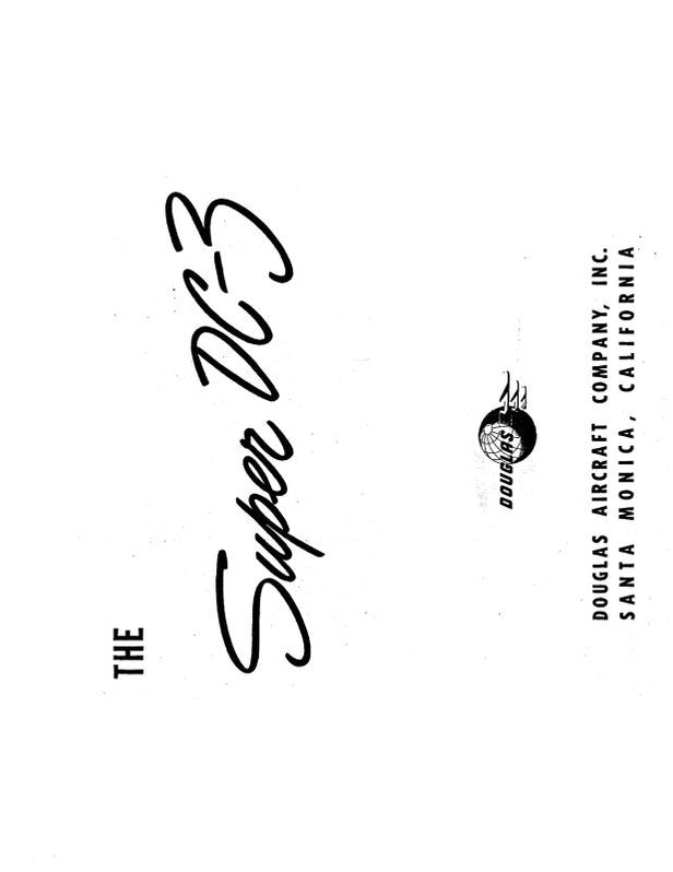 McDonnell Douglas DC-3 Aircraft Specifications Aircraft Specifications ...