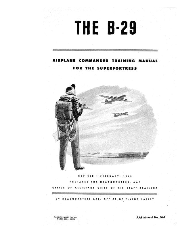 Boeing B-29 Training Manual Training Manual (50-9) — Essco Aircraft