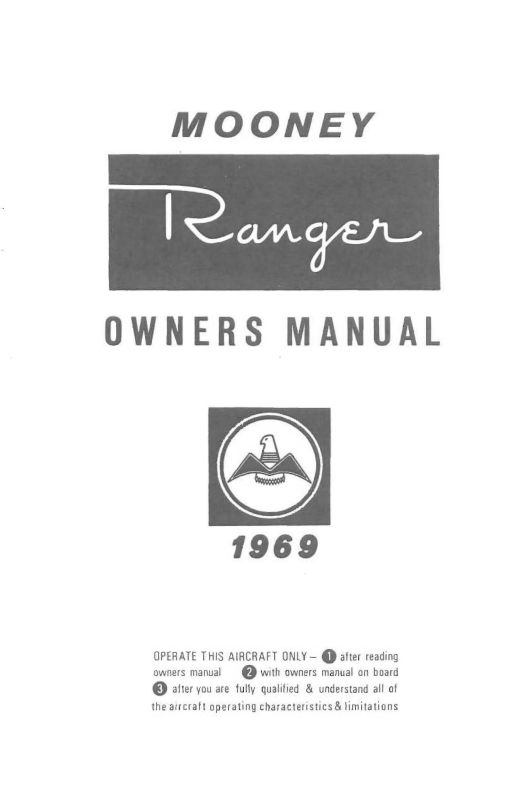 Mooney Ranger M20C 1969 Owner's Manual (MOM20C-69-O-C) — Essco Aircraft