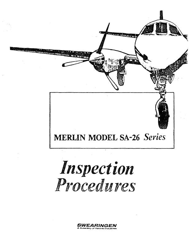 Merlin Aircraft SA-26 Series Inspection Procedures (MNSA26-INSP-C ...