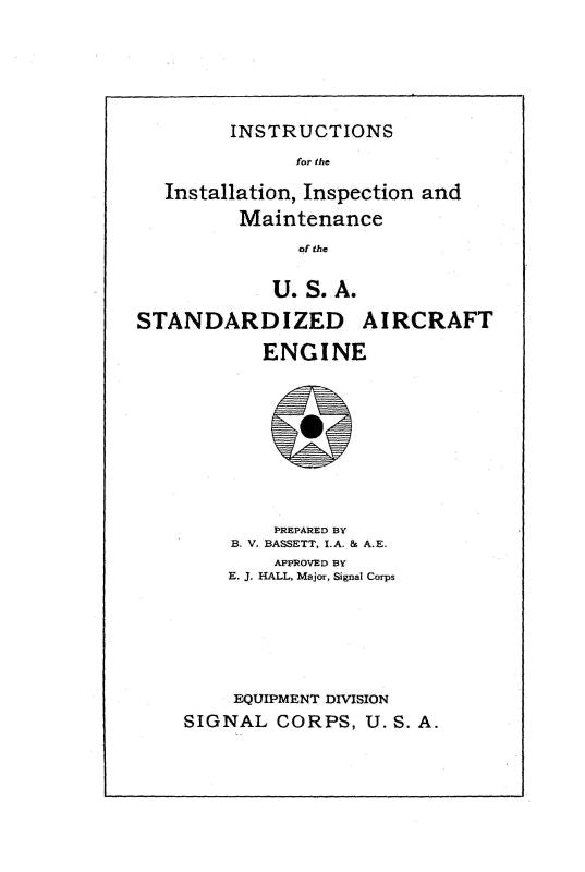 Liberty Engines Standardized Aircraft EngineHB Handbook — Essco Aircraft