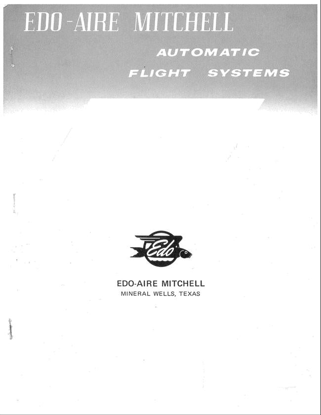 Edo-Aire Mitchell Automatic Flight Systems Century I Autopilot Program ...
