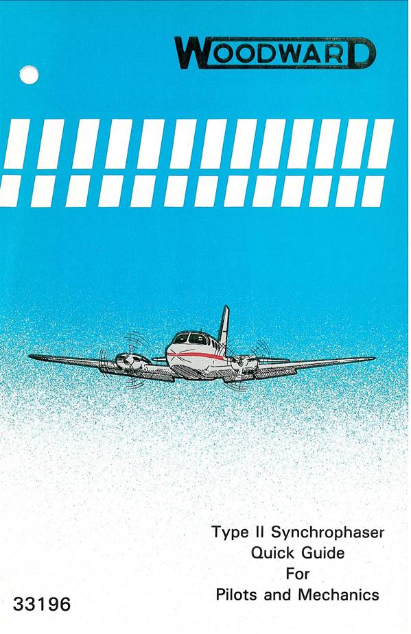 Woodward Type II Synchrophaser Quick Guide for Pilots and Mechanics (3 ...