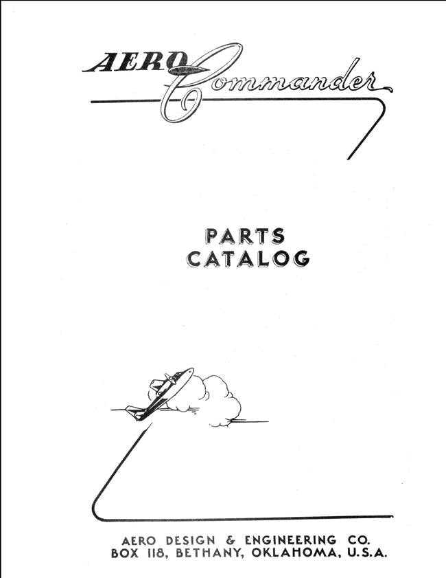 Aero Commander Models 520 & 560 Parts Catalog — Essco Aircraft